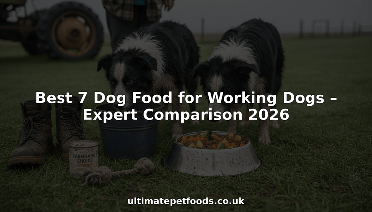 Best 7 Dog Food for Working Dogs – Expert Comparison 2026